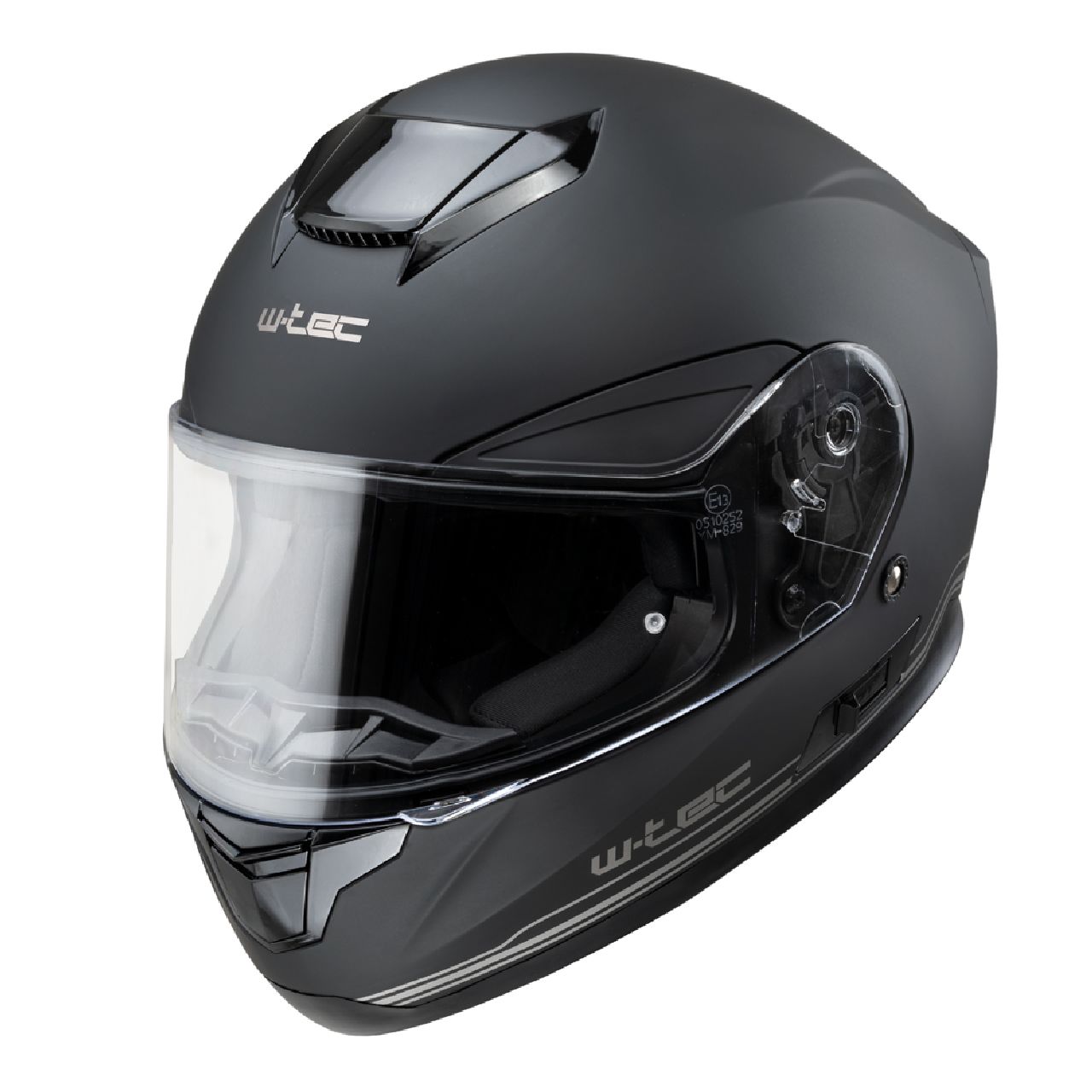 Kask motocyklowy z blendą W-TEC Yorkroad Stealth - Czarny Stealth Matt ...